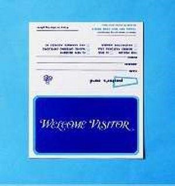 Visitor Card - Folded (Package of 100) : Form WV-7 (Cards) - Walmart.com