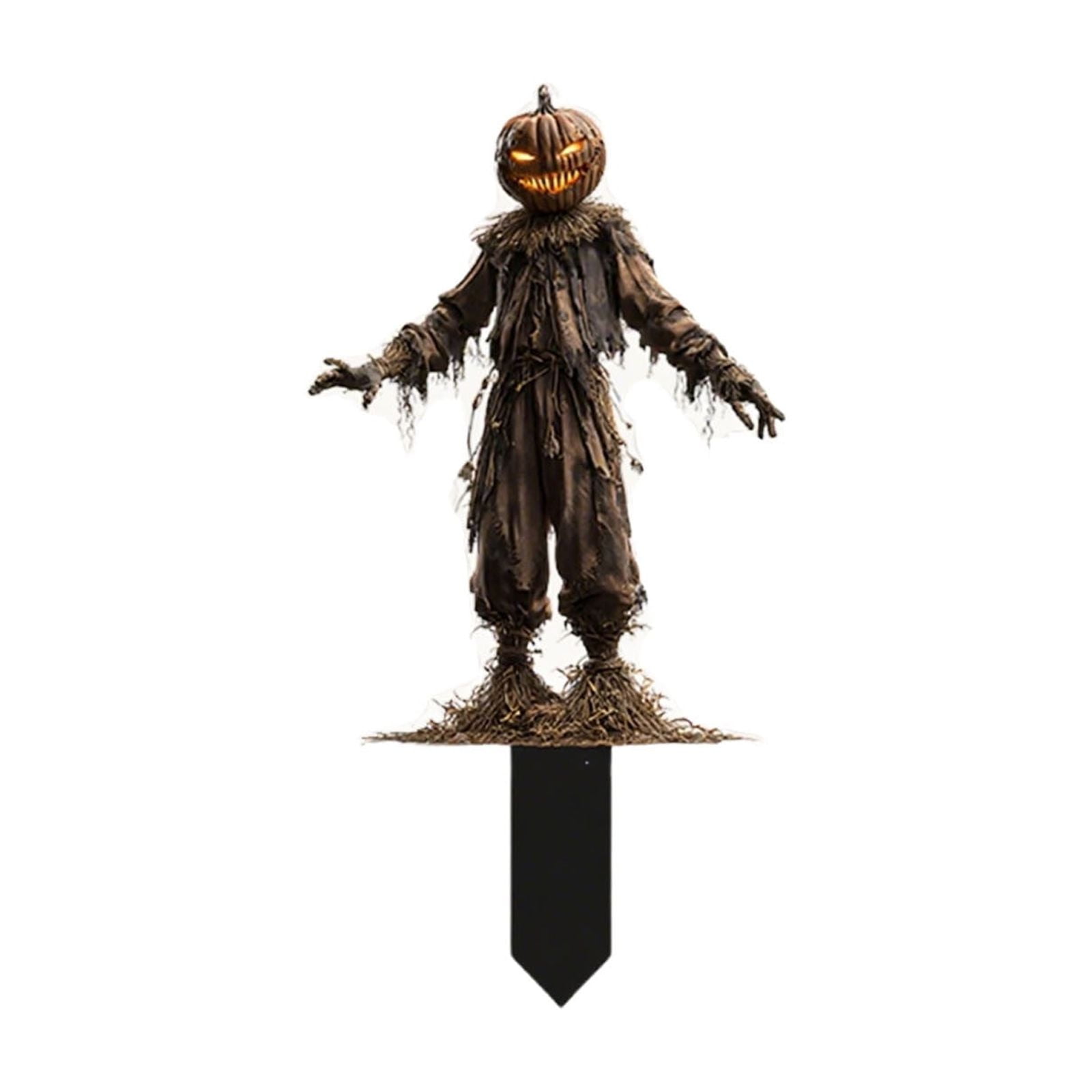 B Halloween Scarecrow Ground Stake Prop For Outdoor Yard Decoration ...