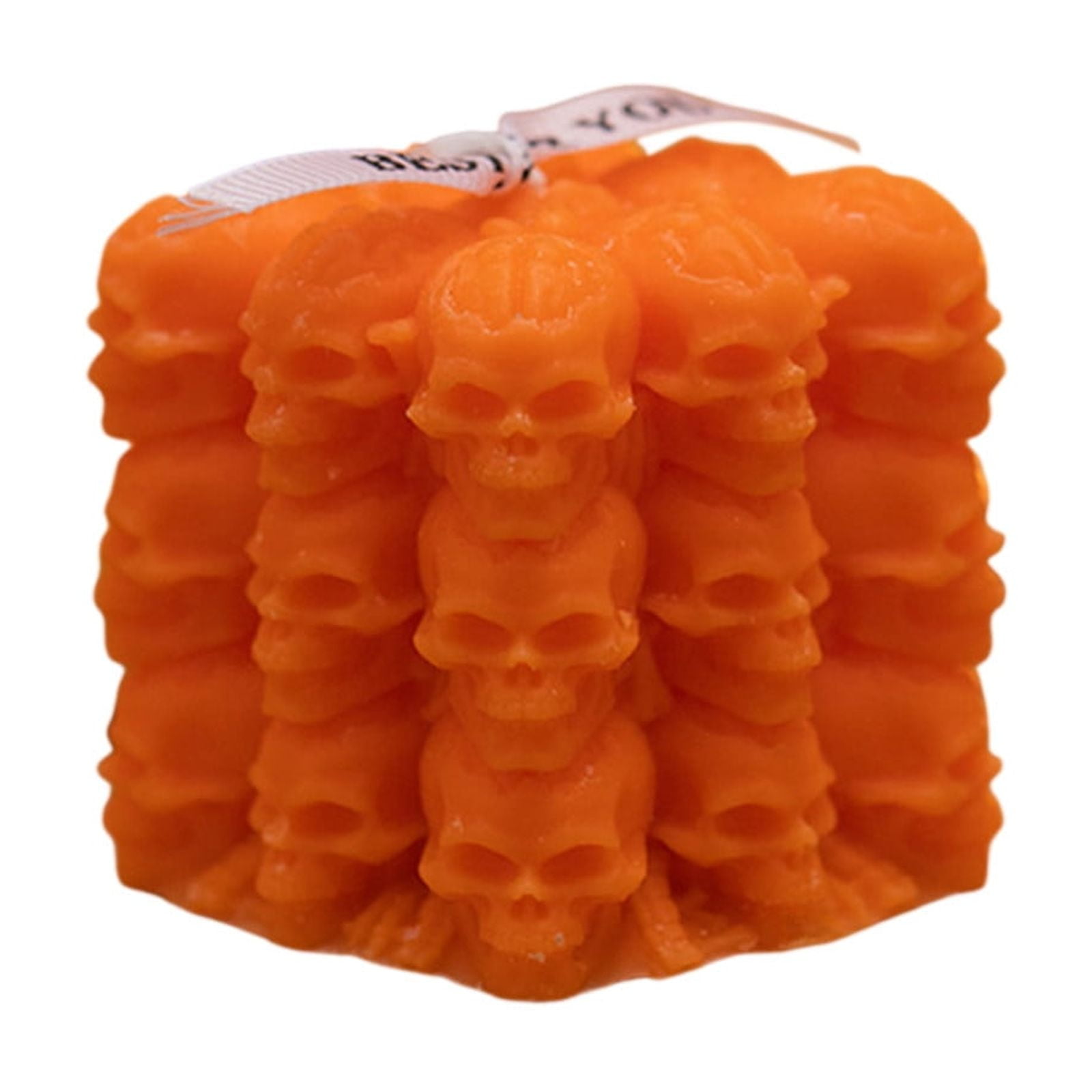 B Halloween Skeleton Cube Aromatherapy Candle Handmade Soy Wax Candle ...
