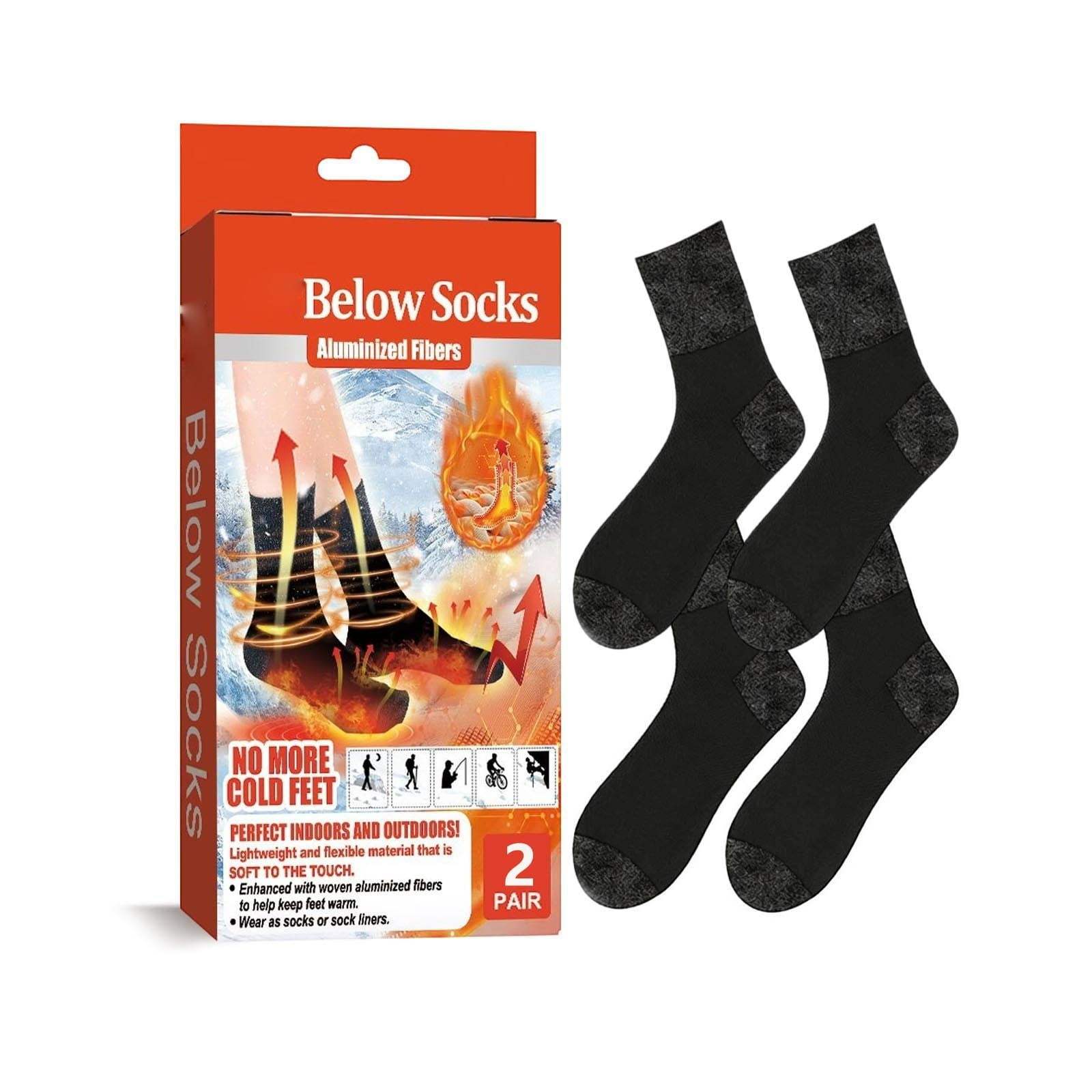 B Heating Socks With Adjustable Temperature, Fast Heating And Ergonomic ...