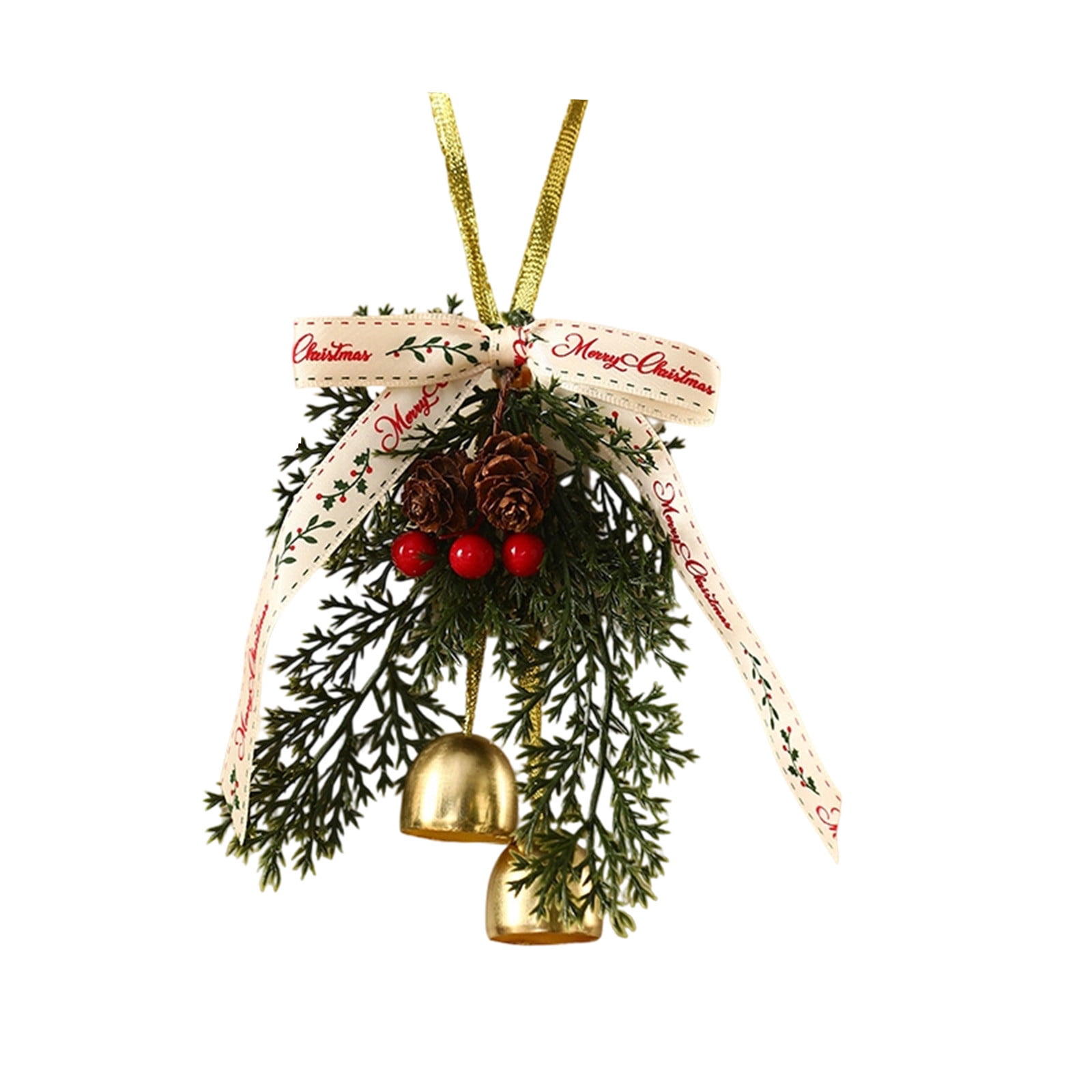 B Holiday Ornaments For Christmas Tree Plastic Material With Green ...
