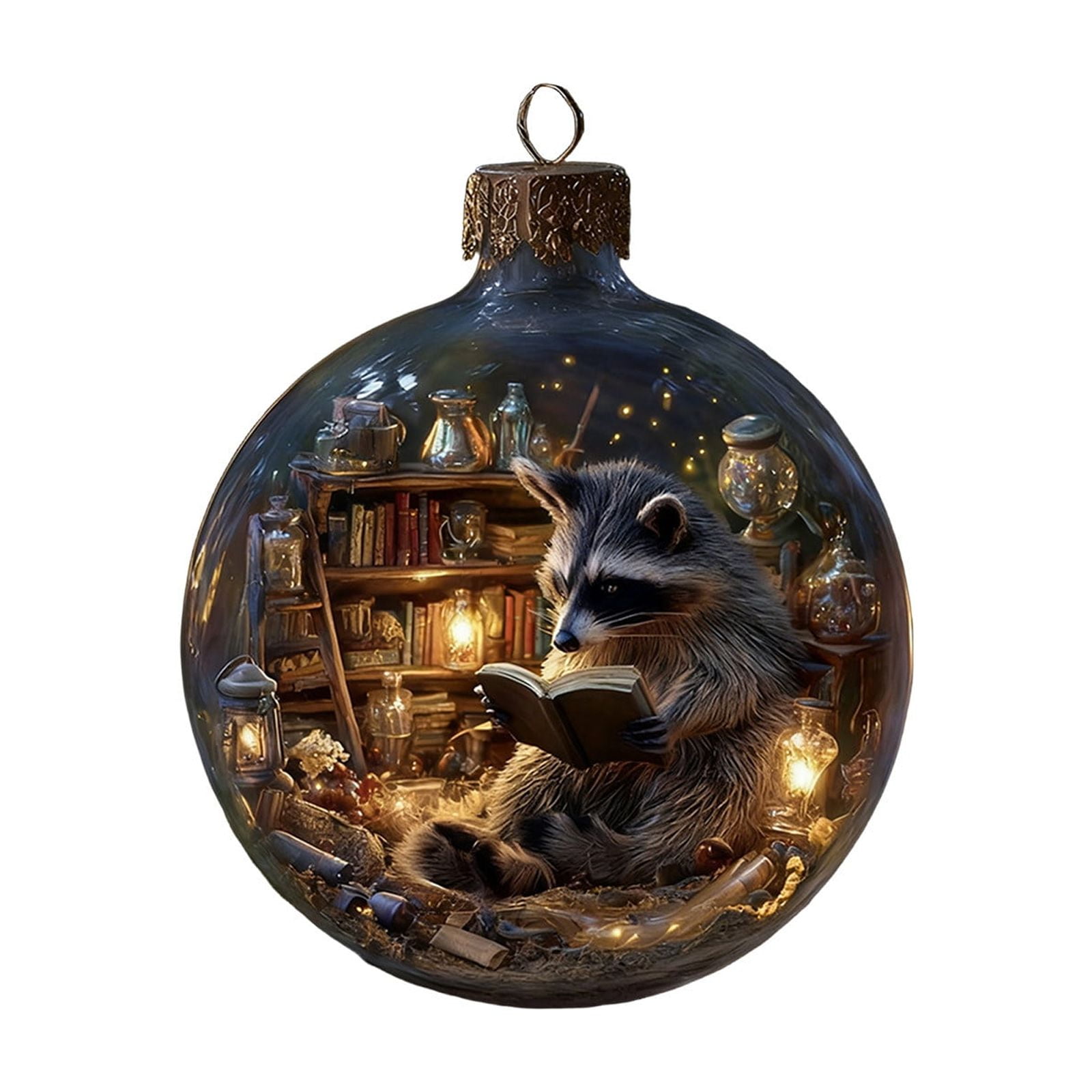 B Holiday Tree Ornaments Bookstore Animals Series Reading Companions ...