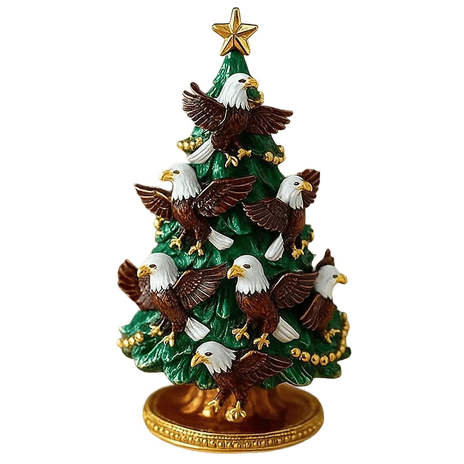 B Hummingbird Christmas Tree Ornament Colorful Stacked Bird Figurine ...