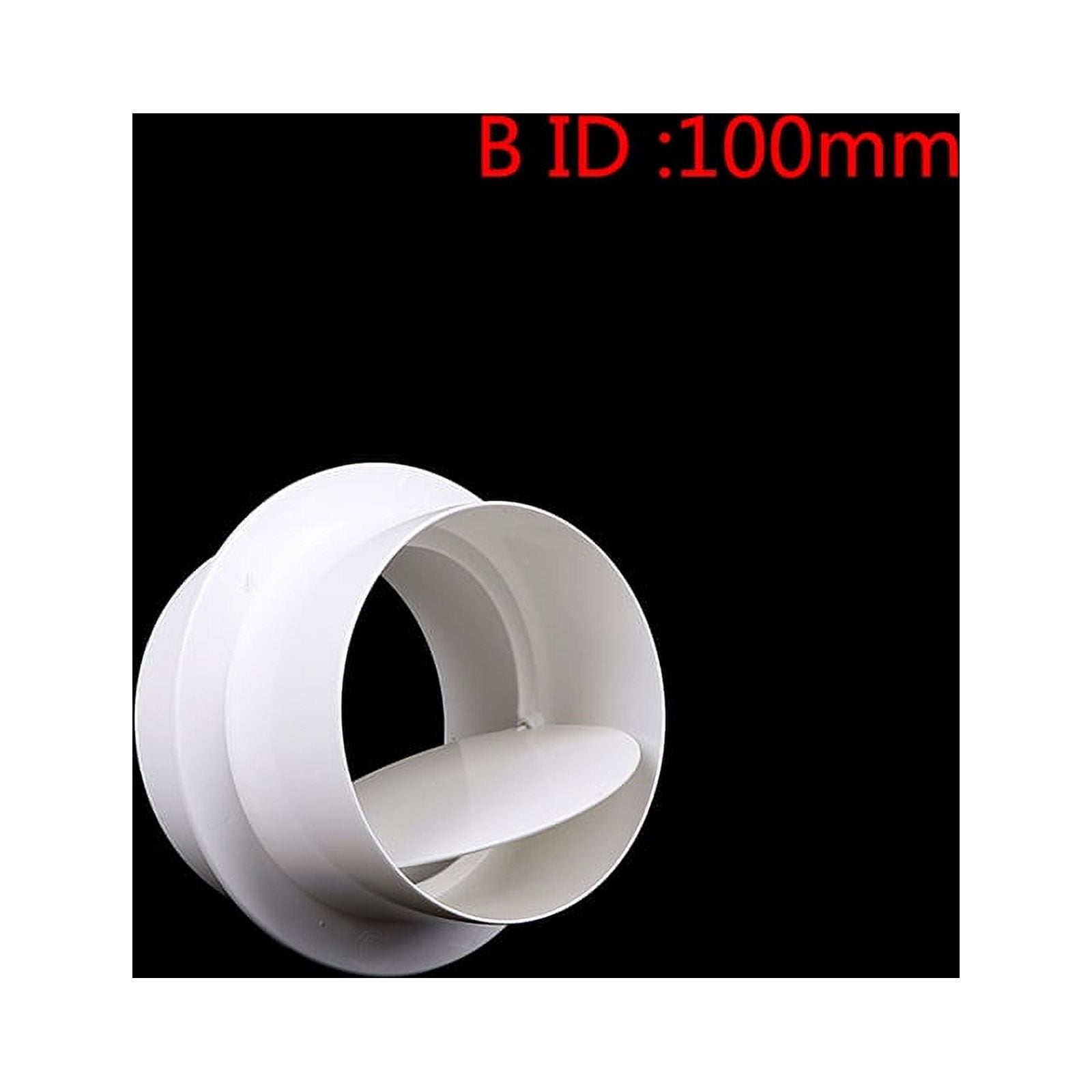 (B:ID 100mm) Draft Blocker Duct Connector Damper Ventilation Check ...