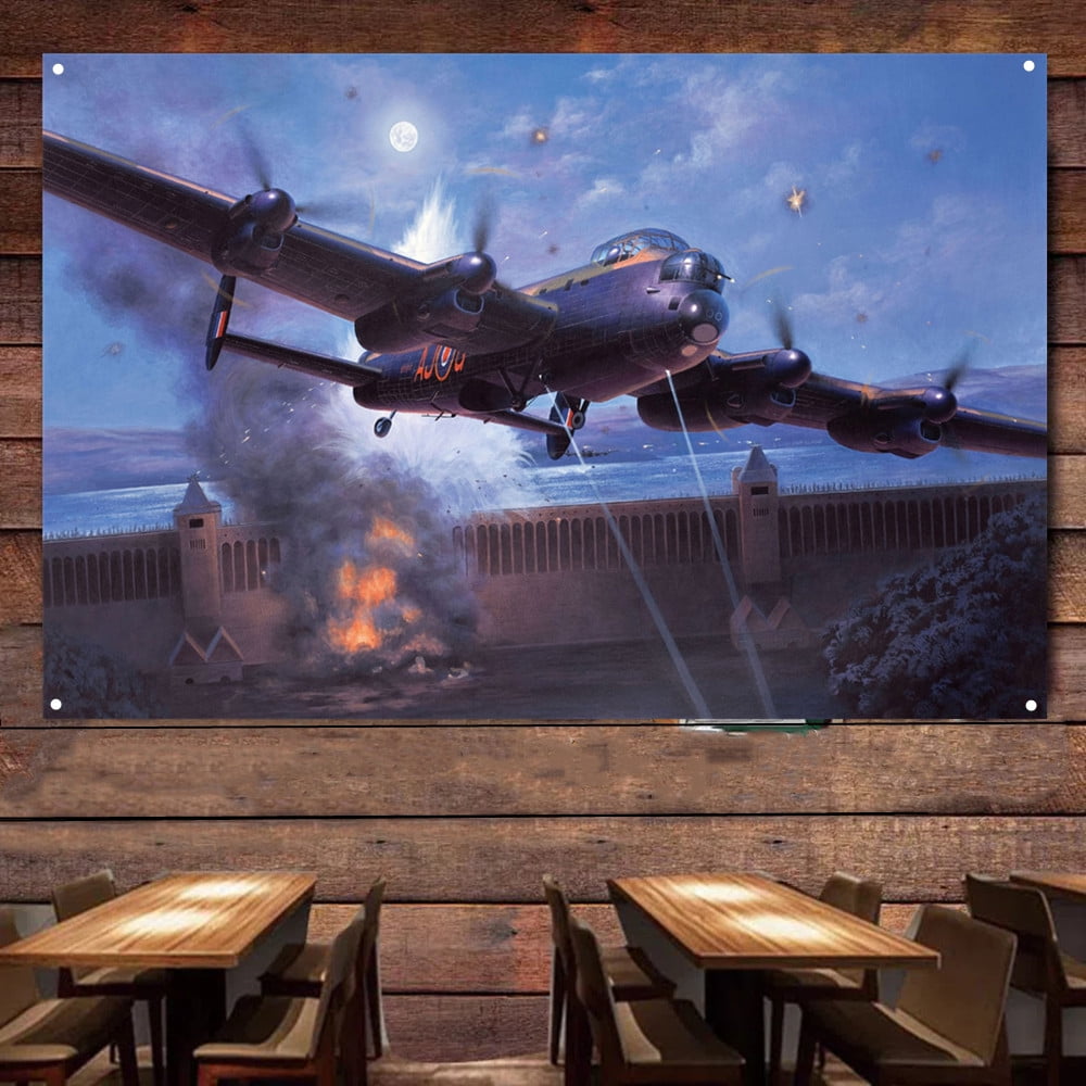 B.III 'DAMBUSTERS' Bomber Fighter Poster Wall Chart 38" x 57" Airplane ...