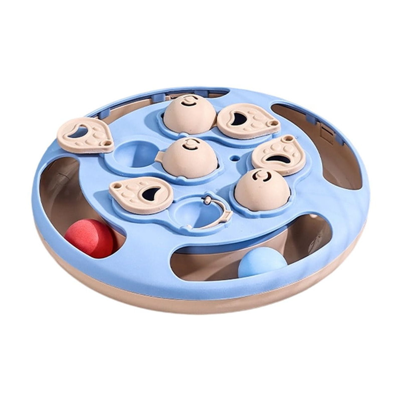 B Interactive Puzzle Feeder Toy For Pets With Spinning Turntable And ...