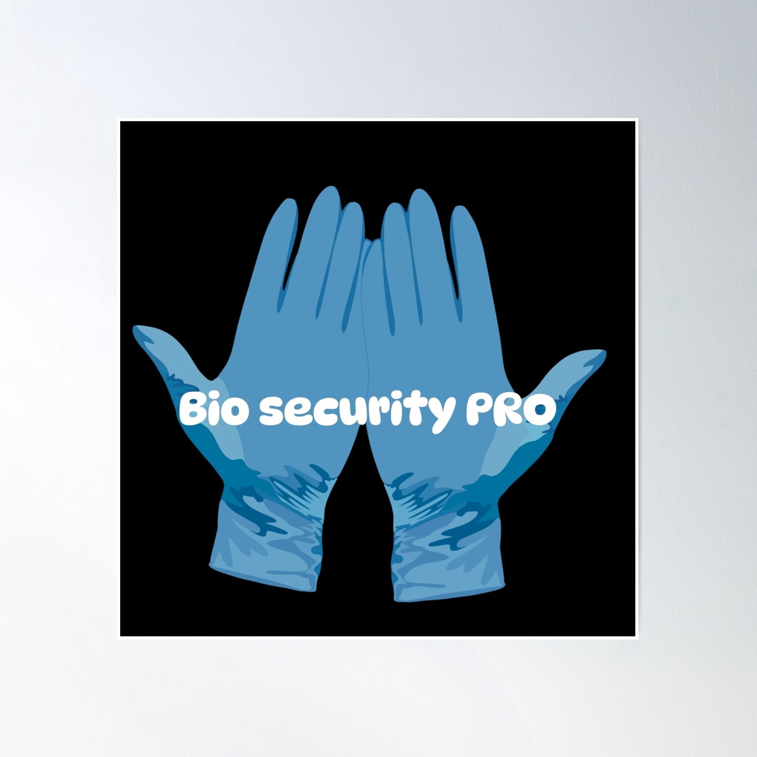 B Is For Biosecurity Poster Wall Art, Modern Wall Decor, 30x30 UNFRAMED ...
