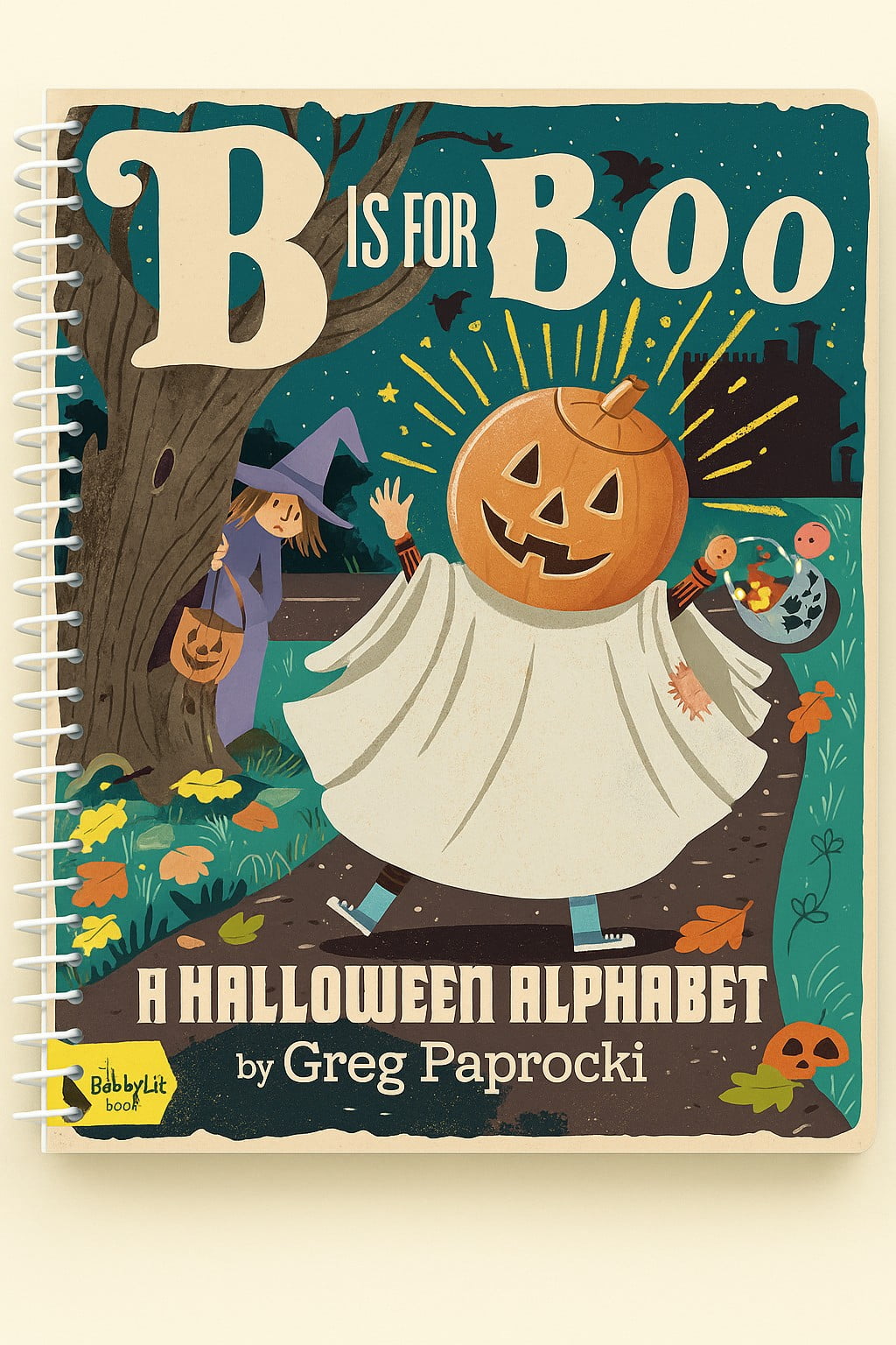 B Is for Boo: A Halloween Alphabet (Board Book- Spiral Bound) - Walmart.com