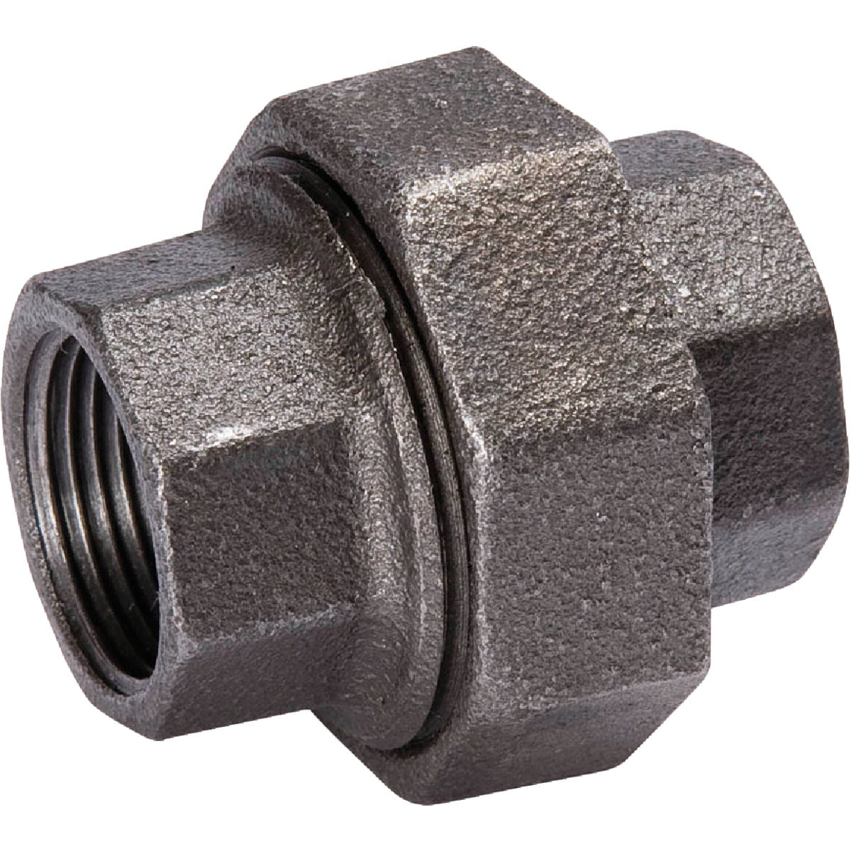 Southland 1/2 In. Ground Joint Malleable Black Iron Union 521-703BG ...