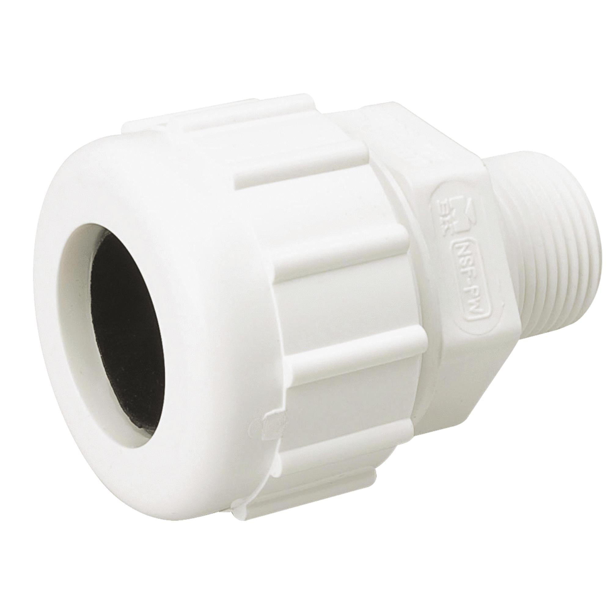 B&K 1-1/2 In. Compression x 1-1/2 In. MIP PVC Union Adapter 161-107 ...