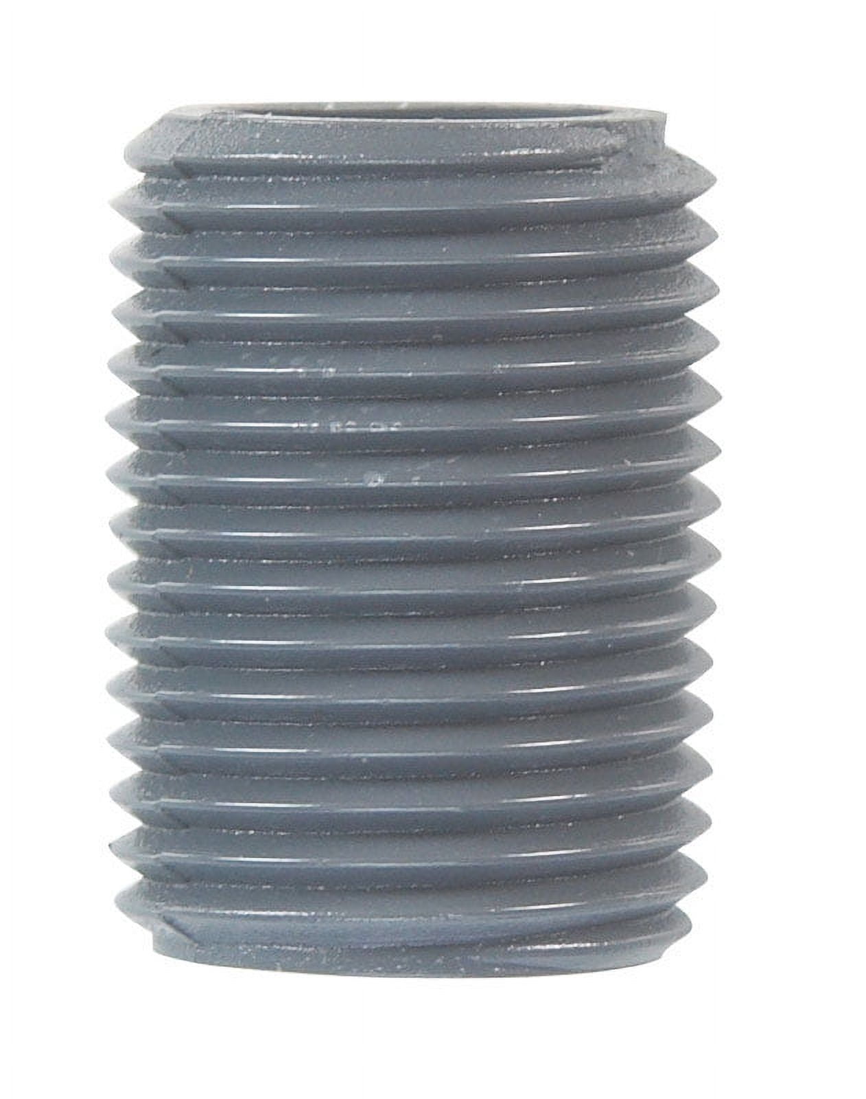 B&K 1/2 In. MIP x Close Schedule 80 PVC Nipple 403-001 Pack of 10 ...