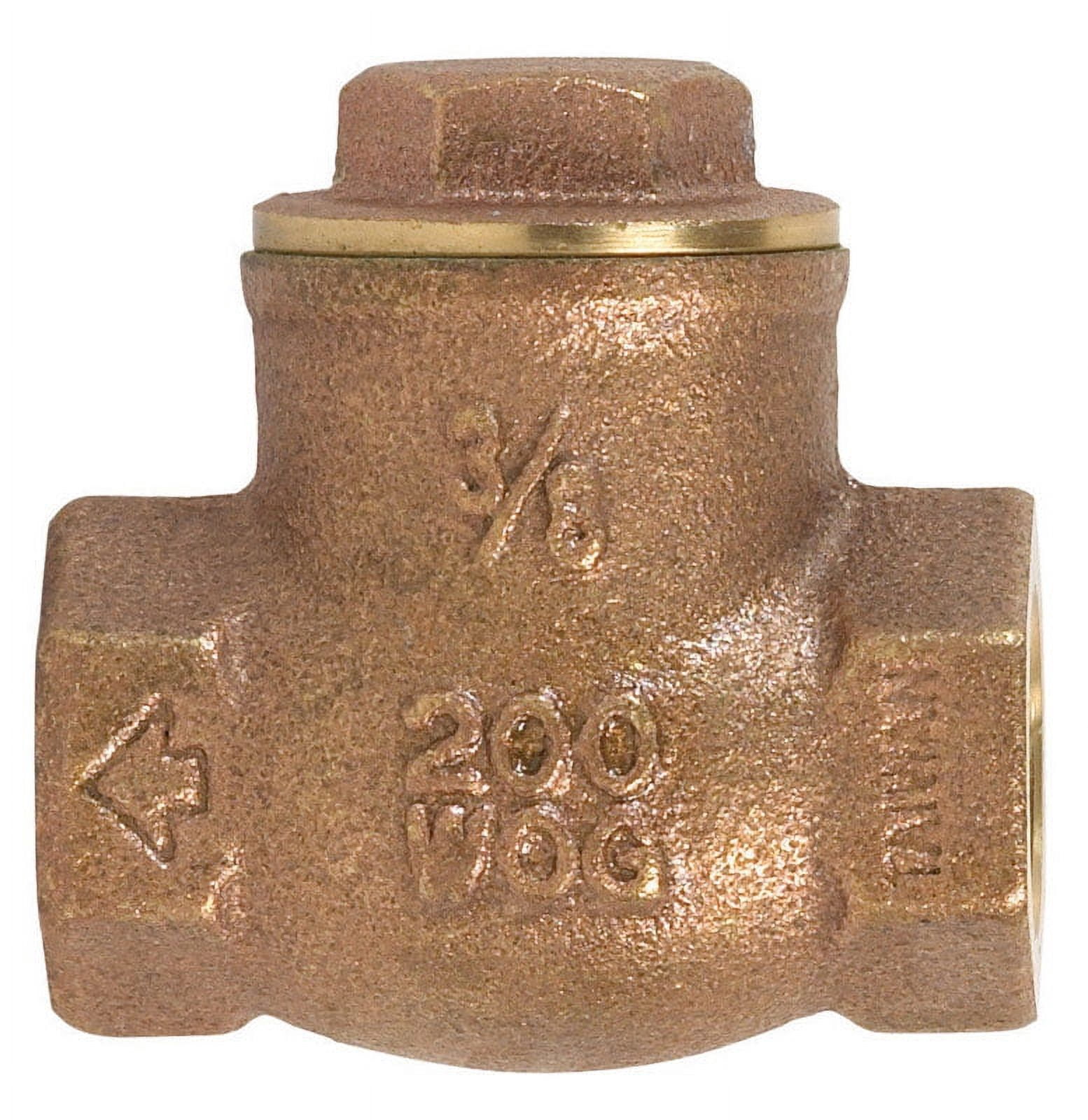 B & K 101-002NL Swing Check Valve 0.38 in. IPS - Walmart.com