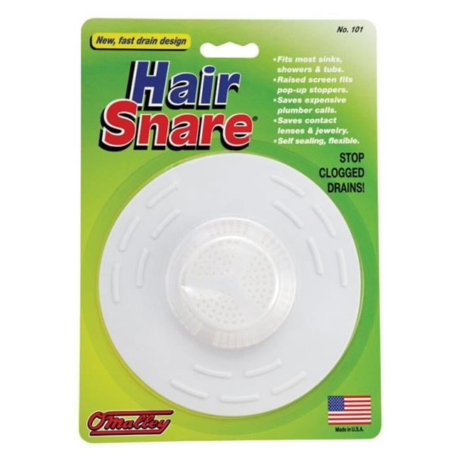 B & K 101 Hair Snare Drain Cover White - Flexibke PVC - pack of 6 ...
