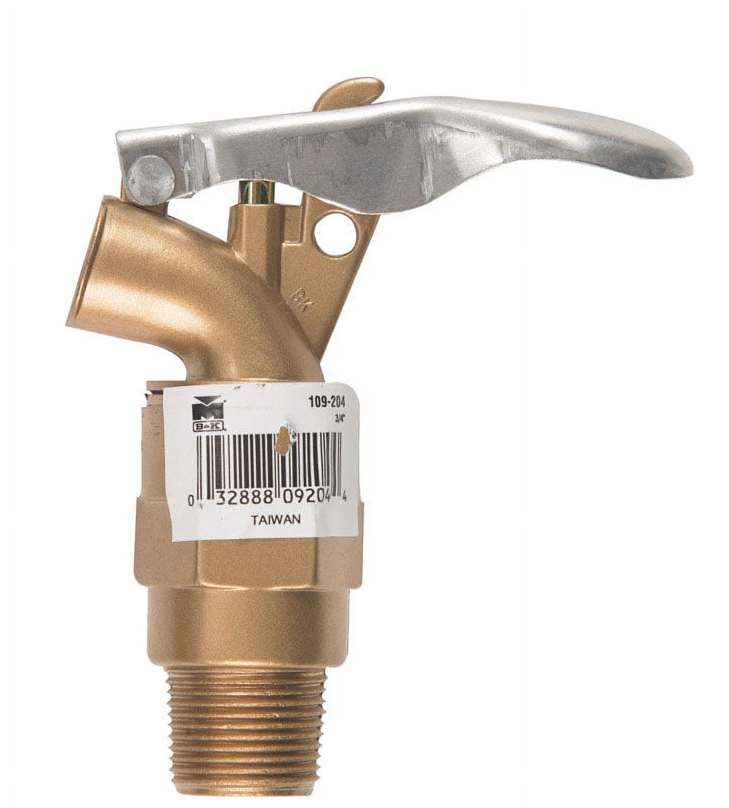 B & K 109-204 Self-Closing Drum and Barrel Faucet, 3/4 in Connection ...