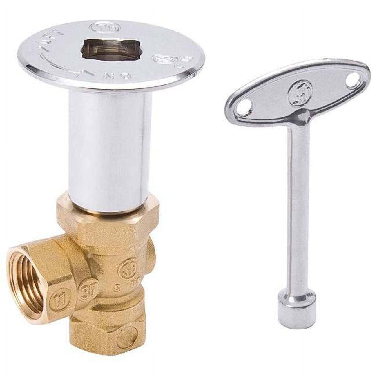 B & K 118-002 Log Lighter Valve, 1/2 in, Brass - Walmart.com