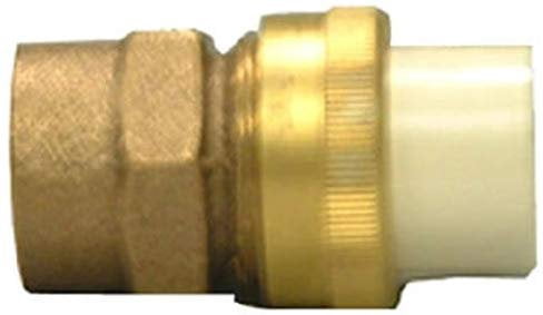 GENOVA 500 Series 53375Z/TUF-0750 Transition Union, 3/4 in Slip Joint x ...