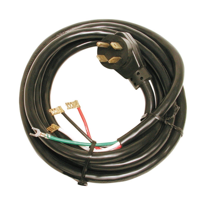 B & K 4515268 Plastic Angle Plug Motor Cord, Black - Walmart.com