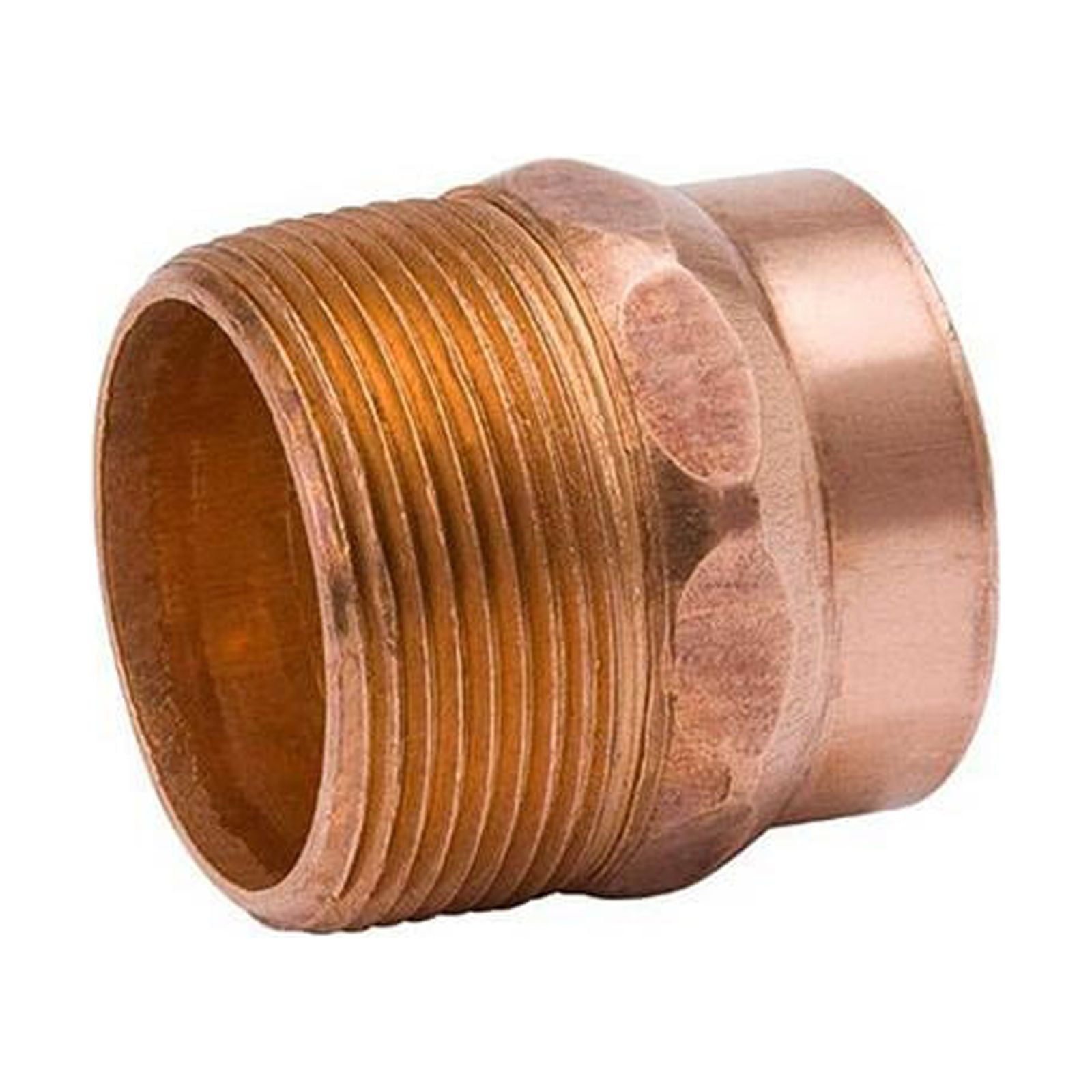 B&K A 67054 Wrot Copper Pipe Fitting, DWV Adapter, Cast Bronze, Male ...