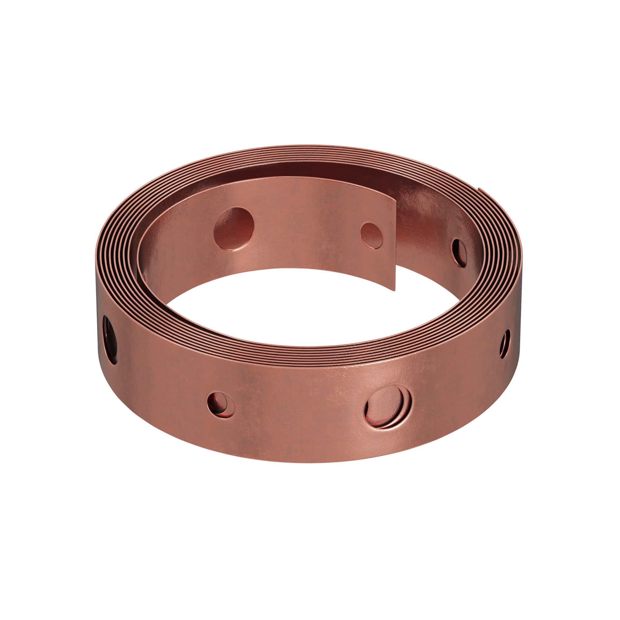 B&K C20-124HC Pipe Strap, 10 ft L X 3/4 in W X 24 ga T, Steel, Copper ...