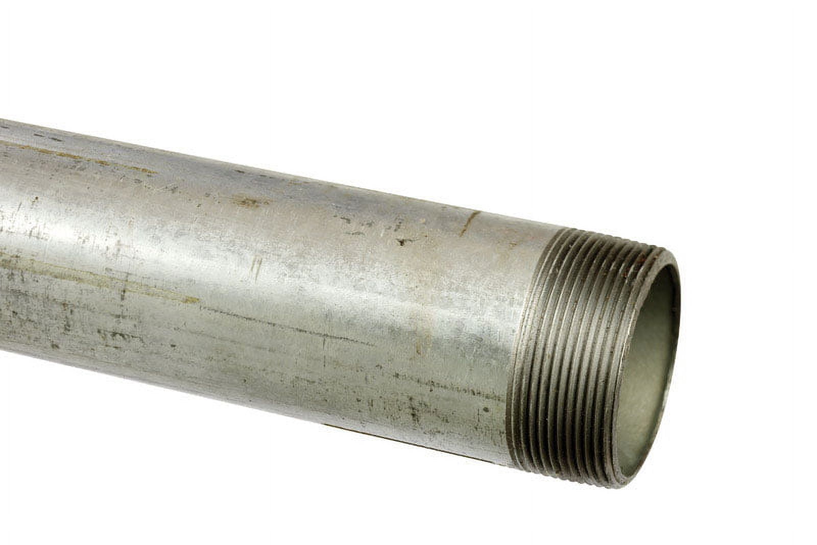 B&K Mueller 2 in. Dia. x 60 in. L Galvanized Steel Pre-Cut Pipe ...