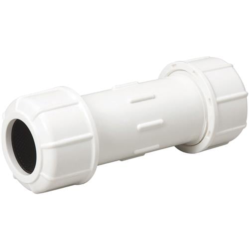B & K Plastic Compression PVC Coupling 1/2" COMP, Each - Walmart.com