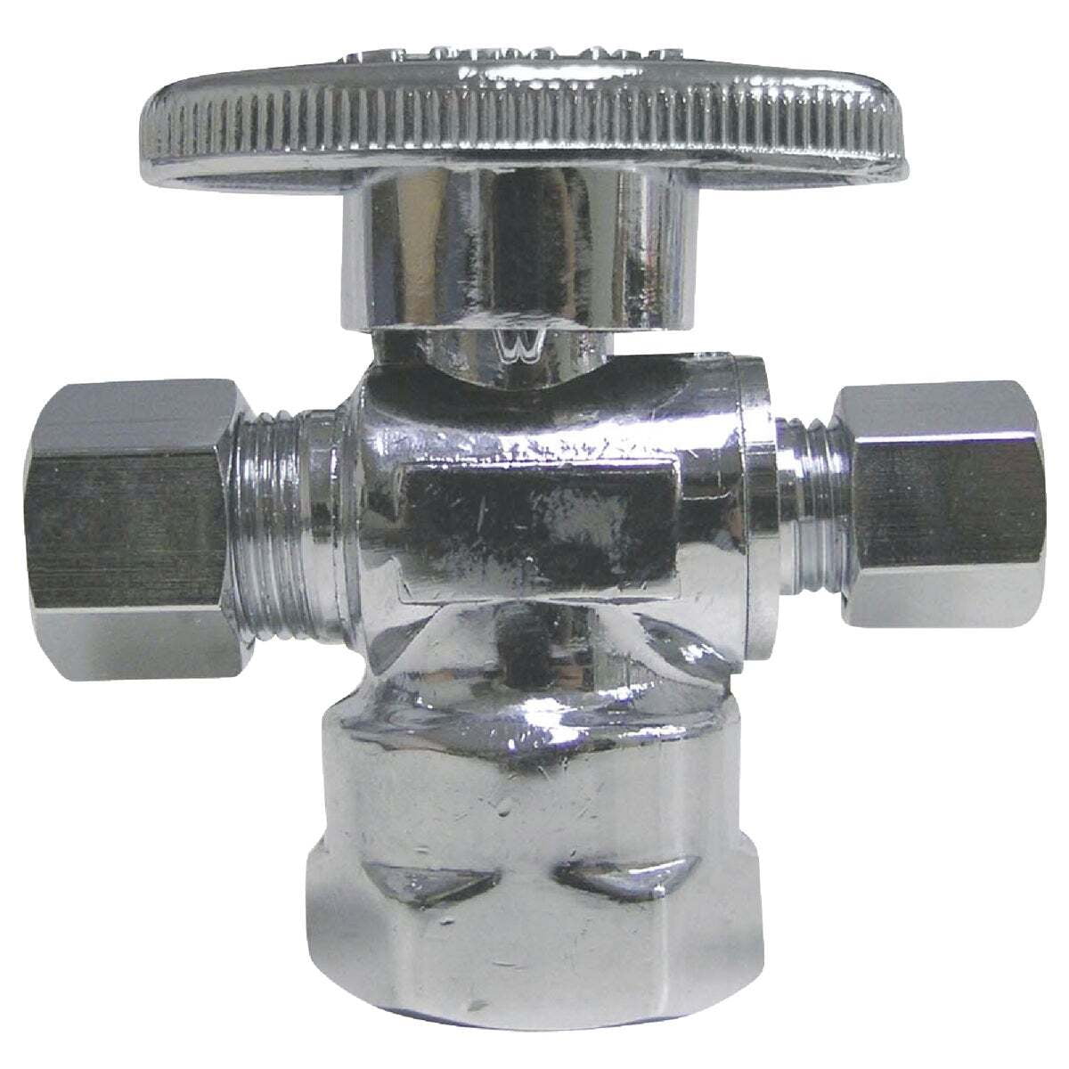 B&K ProLine 1/2 in. FIP X 3/8 in. Compression Brass Angle Stop Valve ...