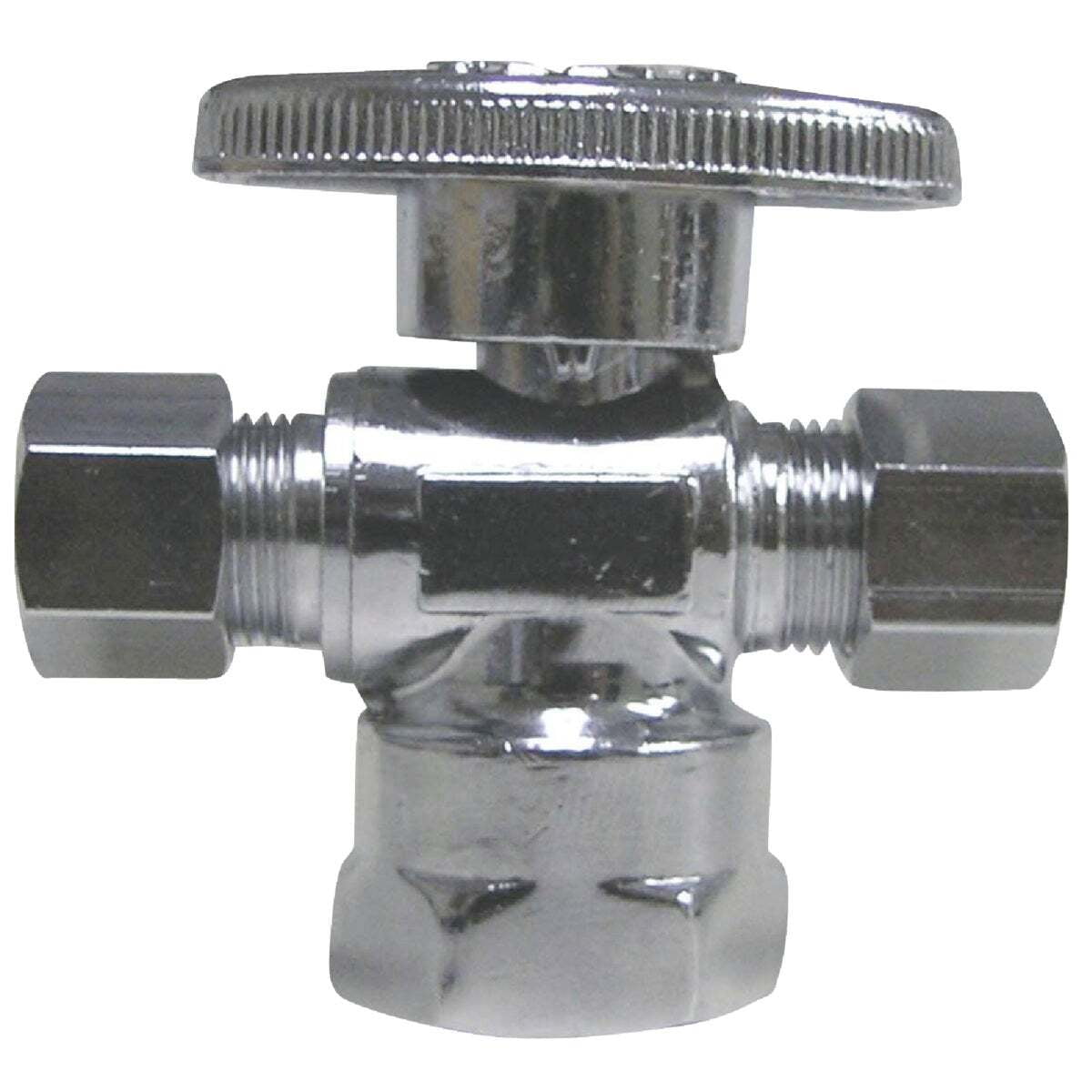 B&K ProLine 1/2 in. FIP X 3/8 in. Compression Brass Angle Stop Valve ...