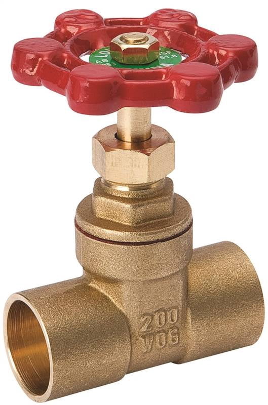 B & K ProLine 100-453NL Gate Valve 1/2 in Sweat Brass - Walmart.com
