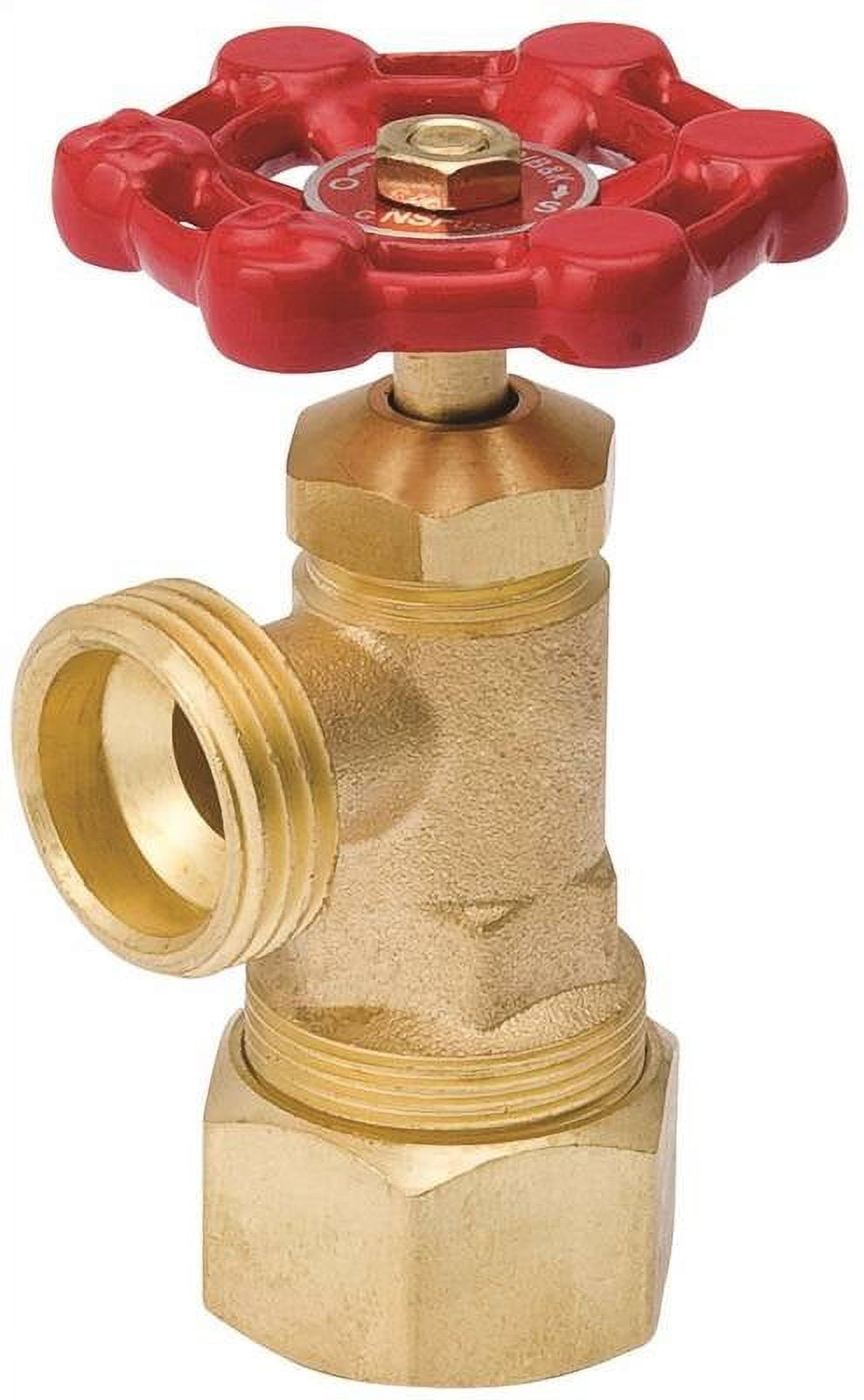 B & K ProLine 102-034 Boiler Drain Valve 3/4 in Compression x Hose ...
