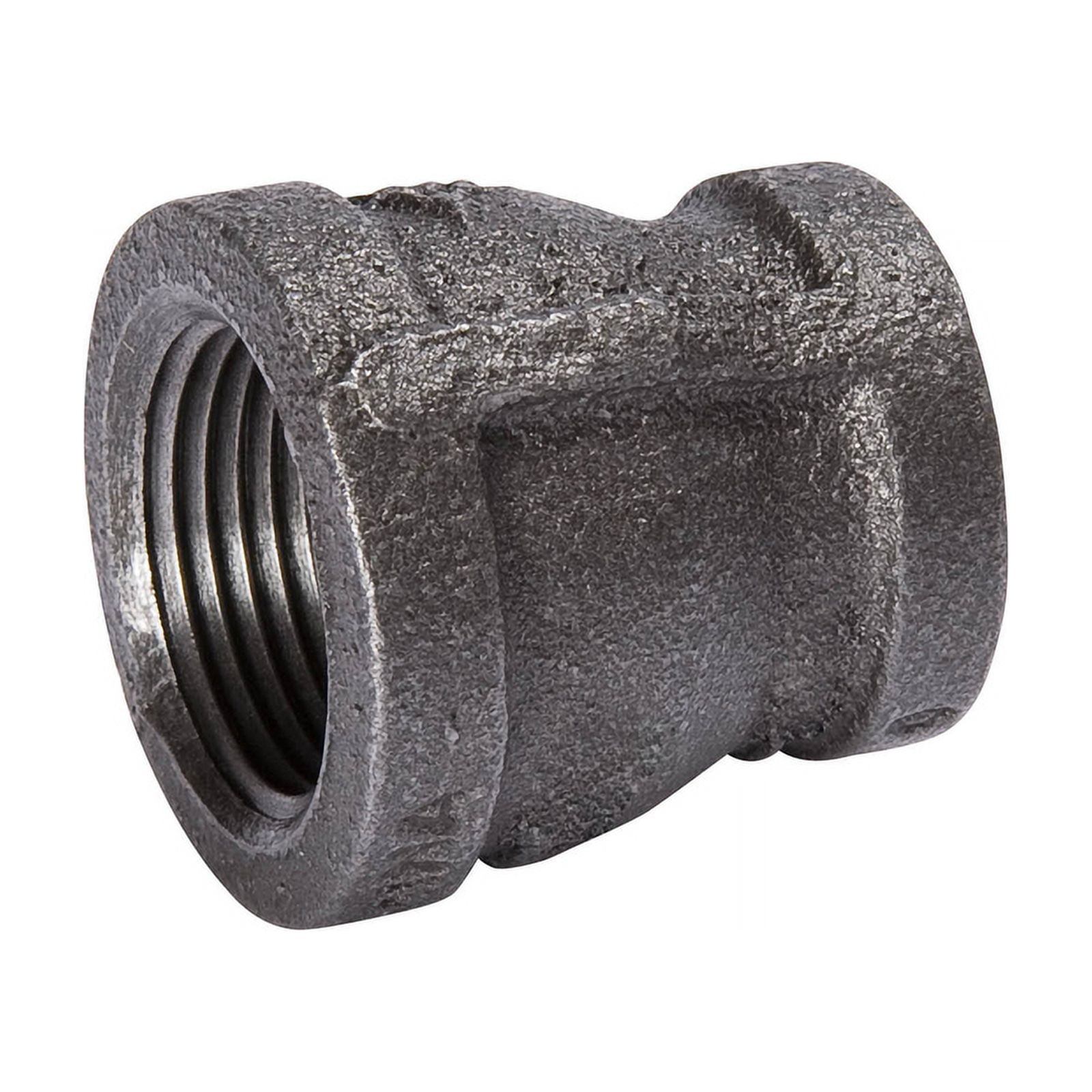 B&K Proline 1-1/2 in. FIP X 1 in. D FIP Black Malleable Iron Hex Bushing - Walmart.com