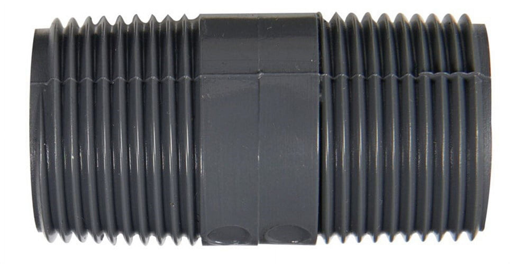 B & K Pvc Nipple 3/4 " X 2 " Gray Schedule 80 Pack of 10 - Walmart.com