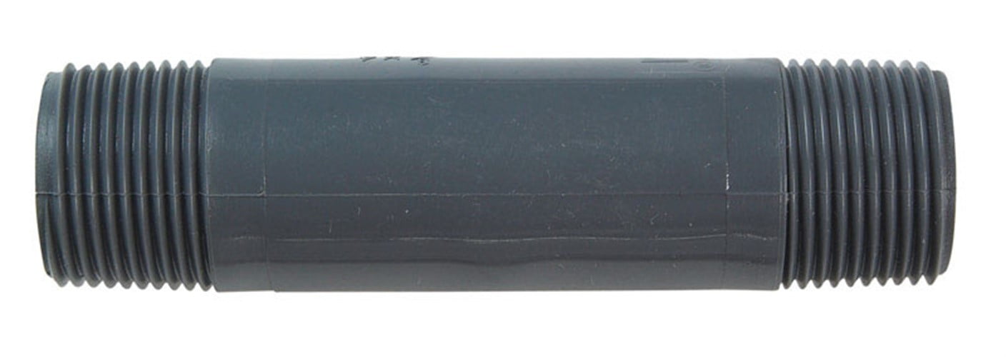 B & K Pvc Nipple 3/4 " X 4 " Gray Schedule 80 - Walmart.com