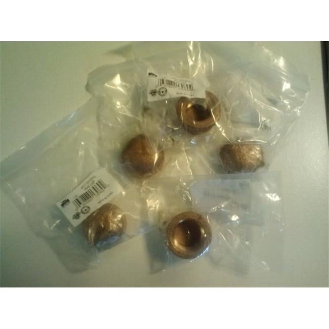 B&K Southland 1/2 in. FIP Sizes Red Brass Cap - Walmart.com
