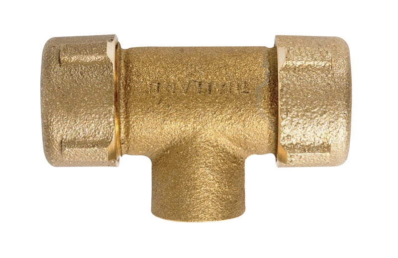 Mueller Industries 162-334NL Bronze Tee 0.75 x 0.5 in. - Walmart.com