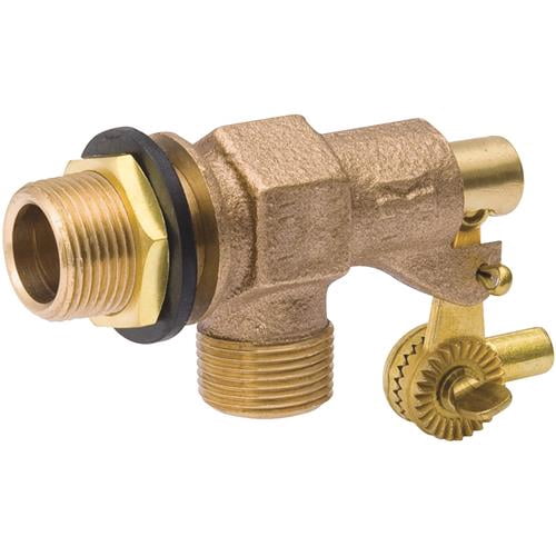 B & K Stock Tank Float Valve Dual Inlet Thread 1/2", Each - Walmart.com