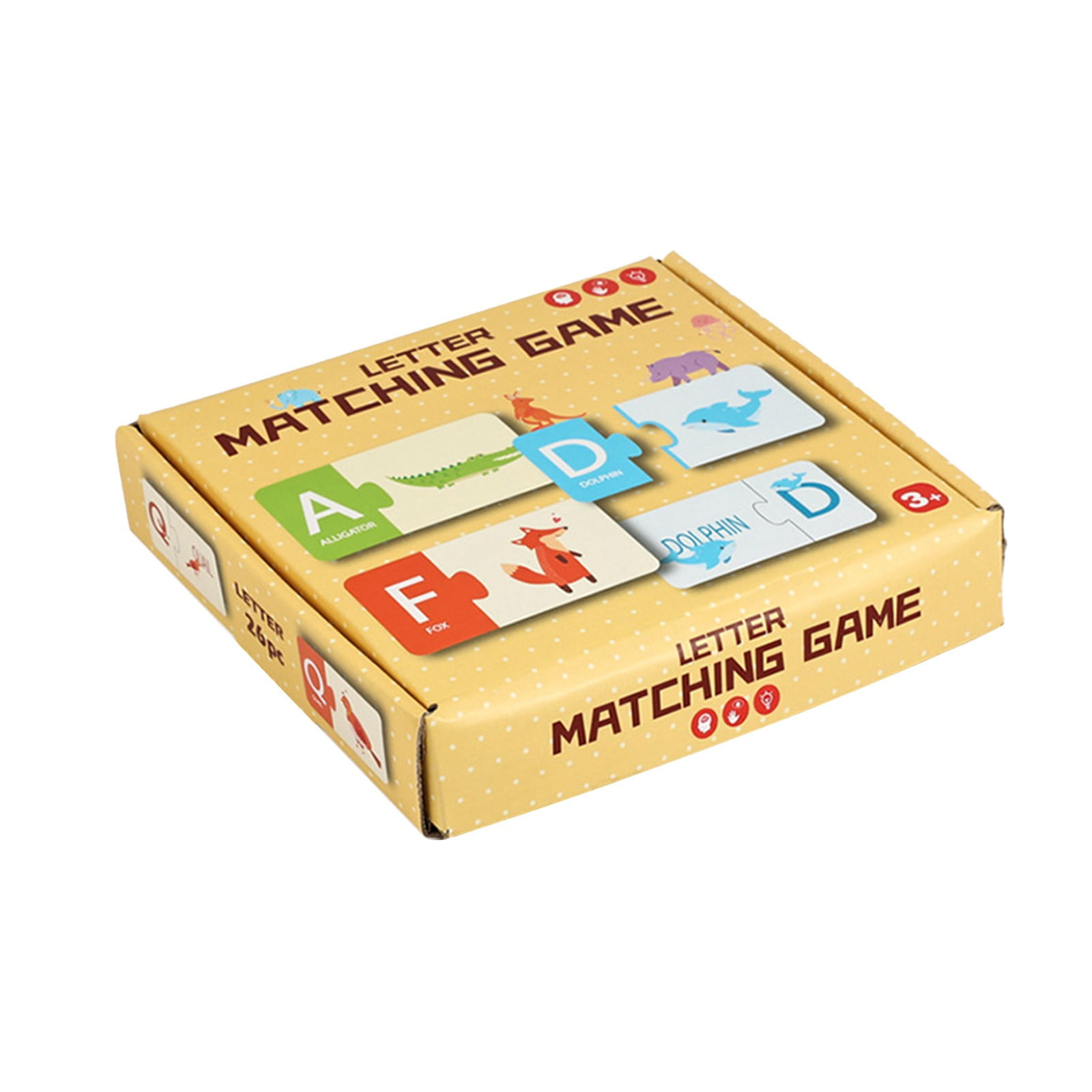B Kids Alphabet Matching Puzzle Educational Toy With Animal Themes ...