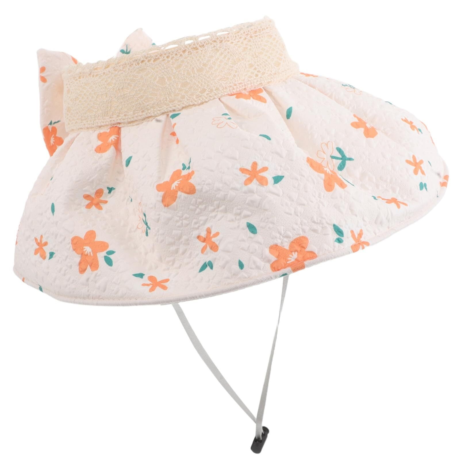 B Kids Sun Hat Summer Visor Flower Open-top Visor Hat Better ...