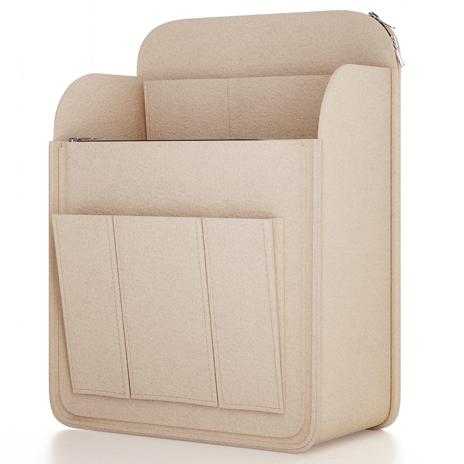 B Large Backpack Organizer Insert Felt Bag Organizer with Zipper ...