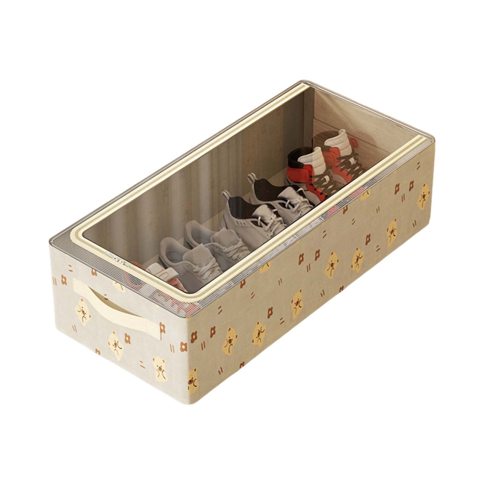 B Large Size Storage Basket With Steel Frame And Washable Non-Woven ...