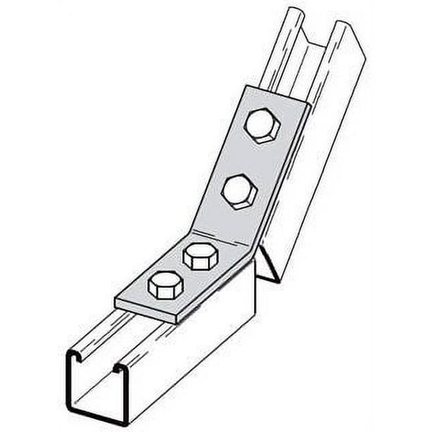 B-Line B246HDG, Strut Angular Fitting, B246 Hdg 4H 30D Open Ang, 1 PC ...