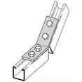 Cooper B-Line Zinc Plated Carbon Steel 45° Open Angle Strut Fitting ...