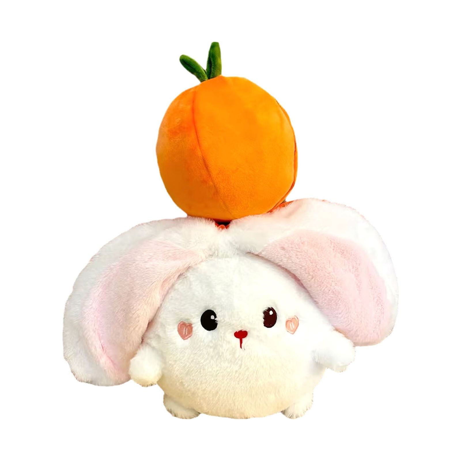 B Lucky Persimmon Transforming Rabbit Plush Toy Cute Soft Stuffed ...
