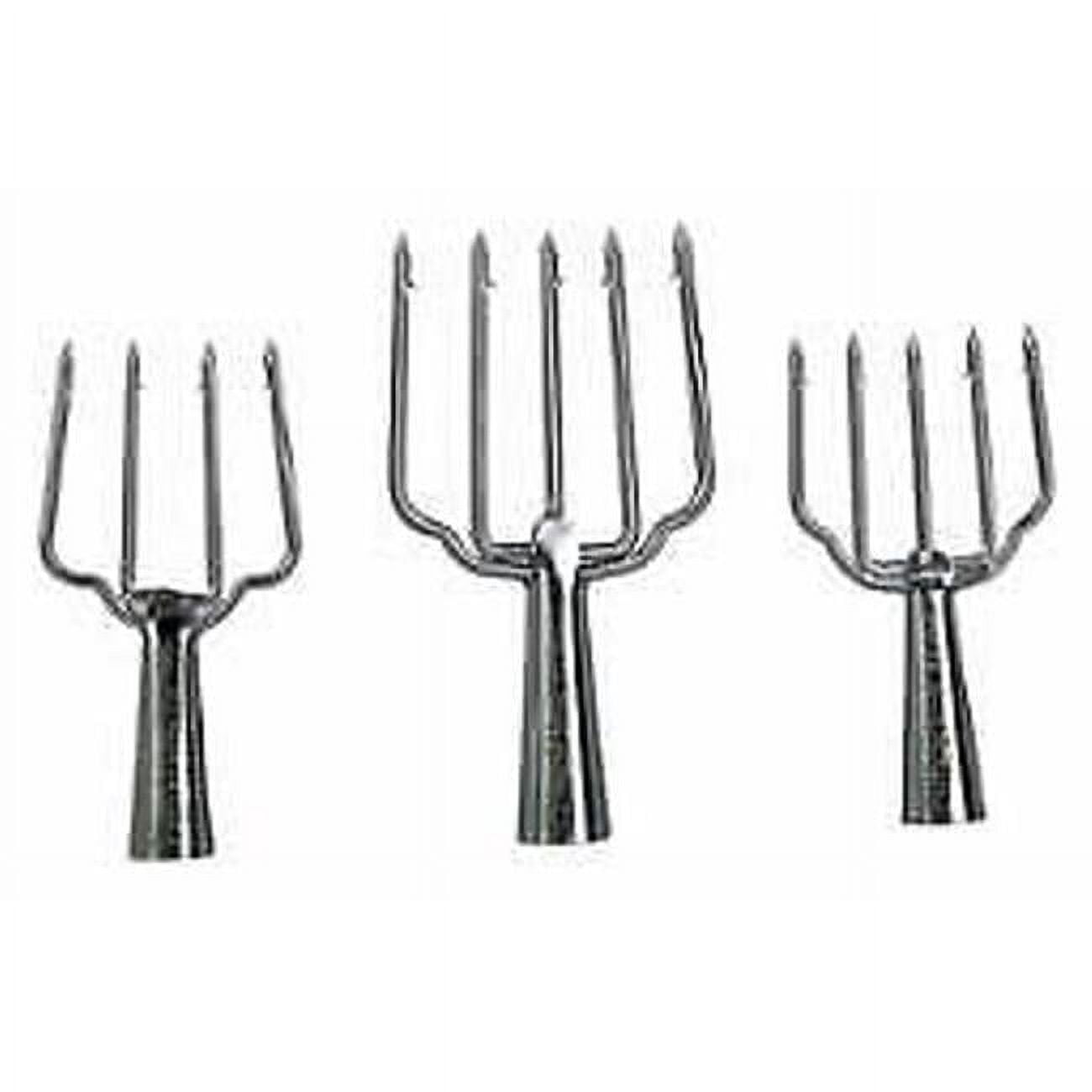 B&M 4PKS 7 in. Stainless Steel Spear Fish 3 Prong Tip - Walmart.com