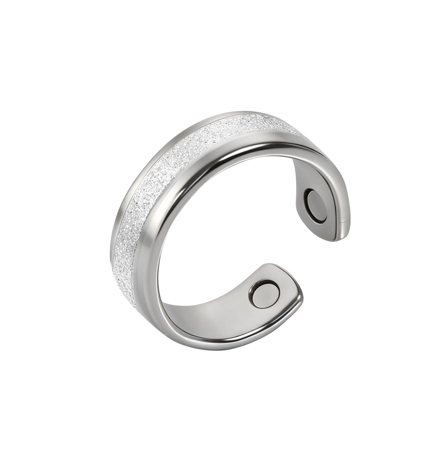 B Matte Finish Magnetic Ring For Women Daily Casual Wear - Walmart.com