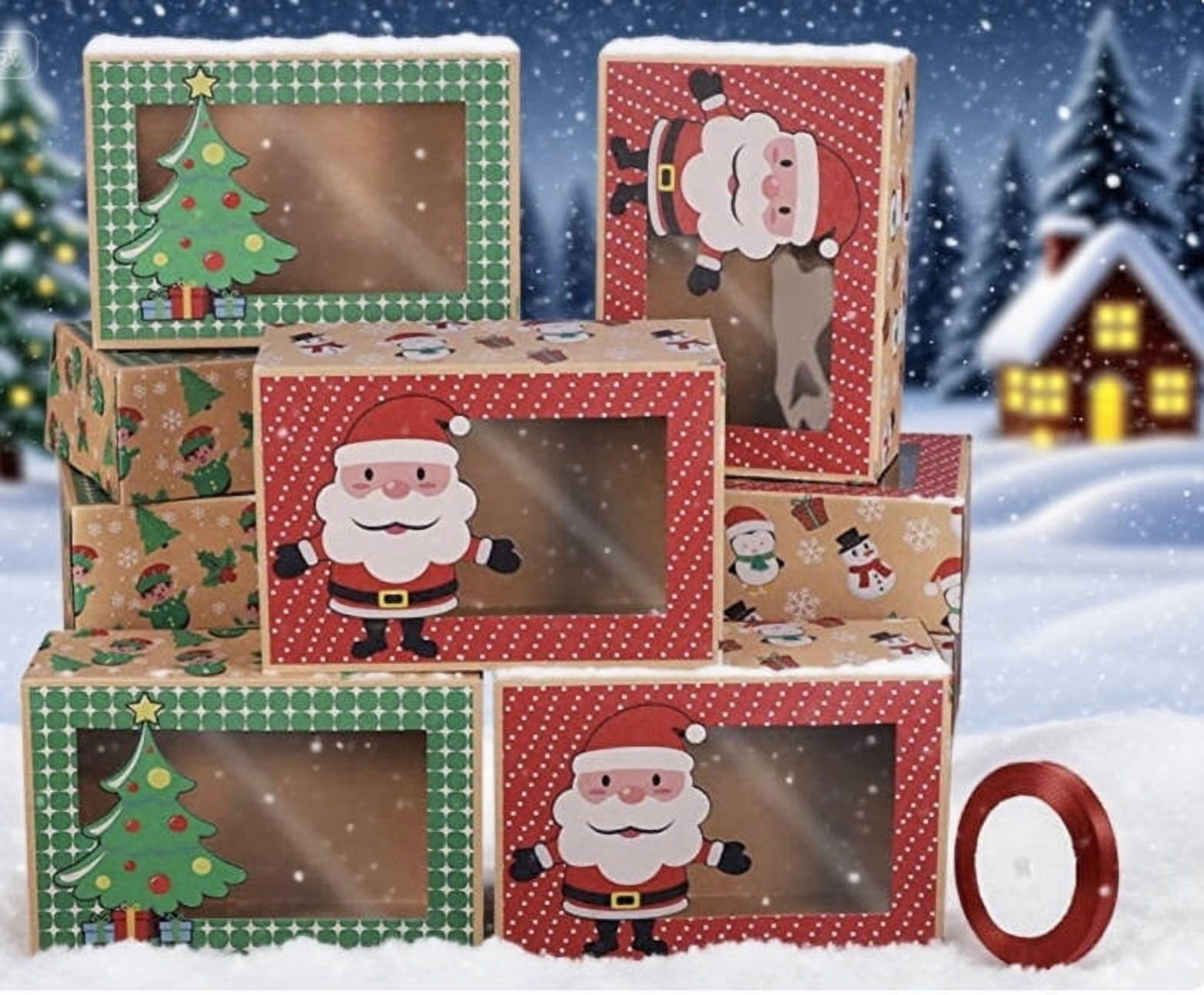 B Merry Christmas Surprise Box Gift Box Creating Surprising Gift Red ...