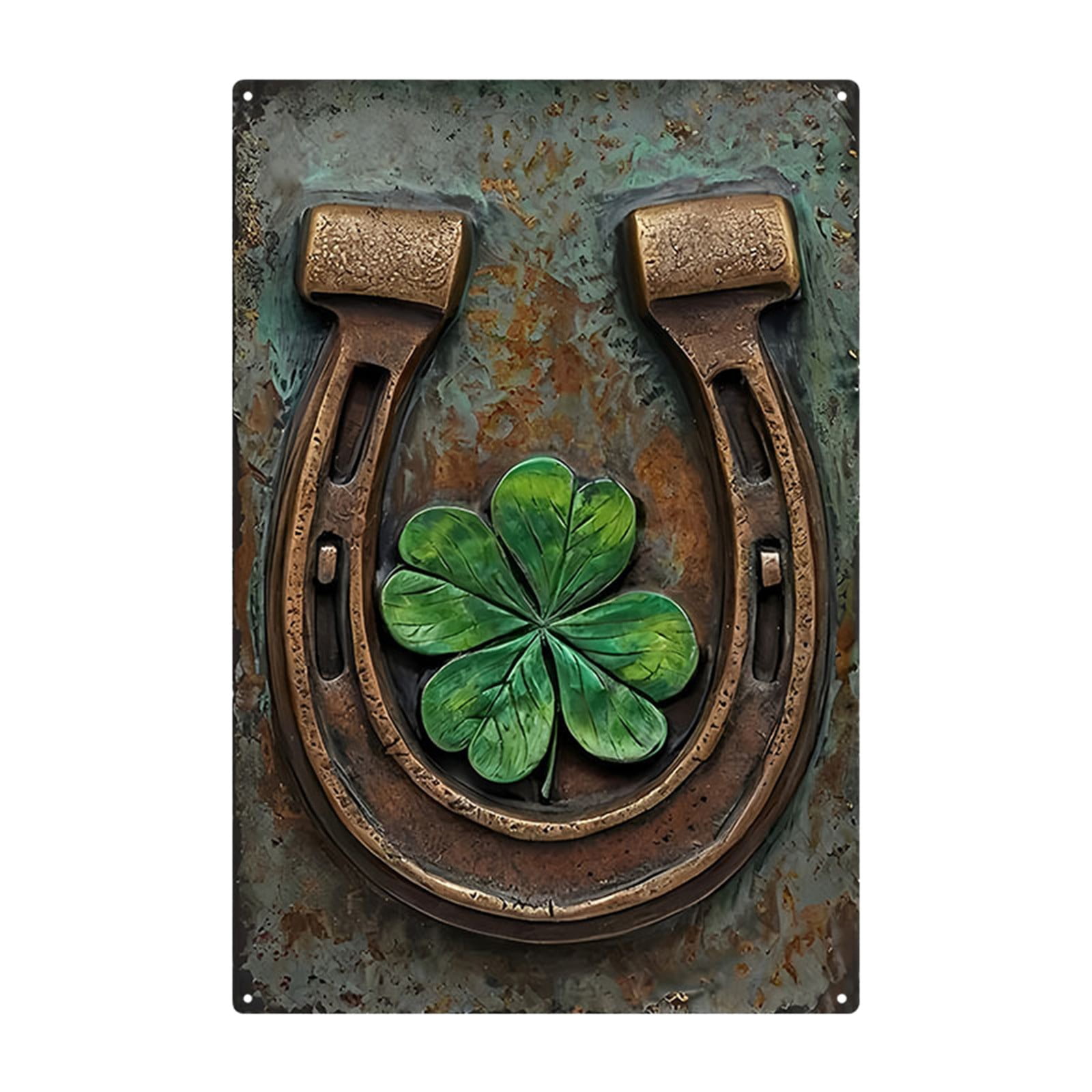 B Metal Sheet Art Wall Hanging Decor Style B Retro Style Iron Painting ...