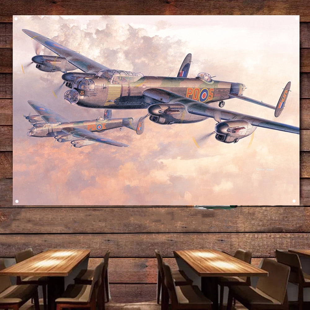 B Mk.I Mk.III RAF Bomber Fighter Jet Poster Wall Hanging Flag 38" x 57 ...