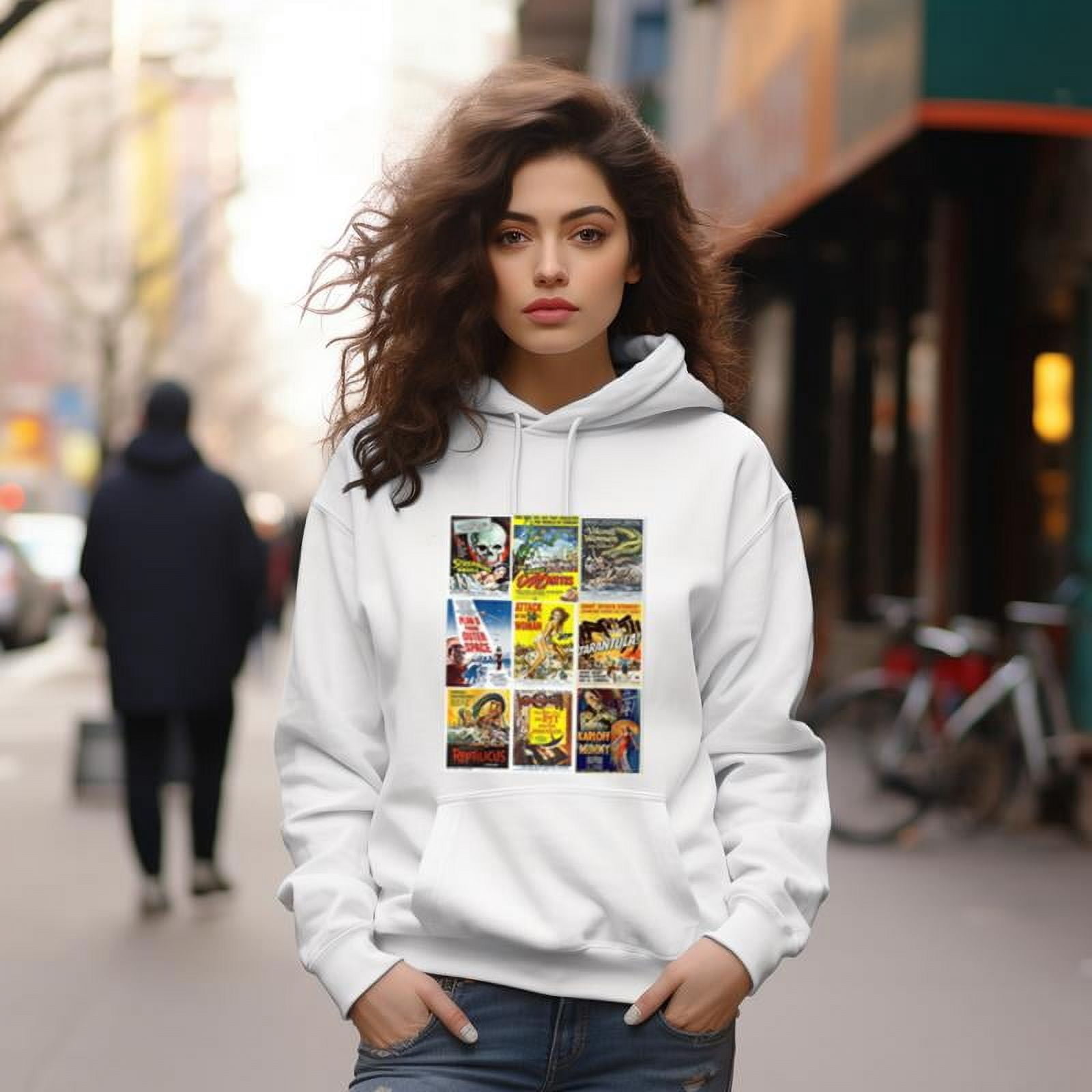 B Movie Poster Sci-Fi Horror Monsters Hoodie Classic, for men & women ...