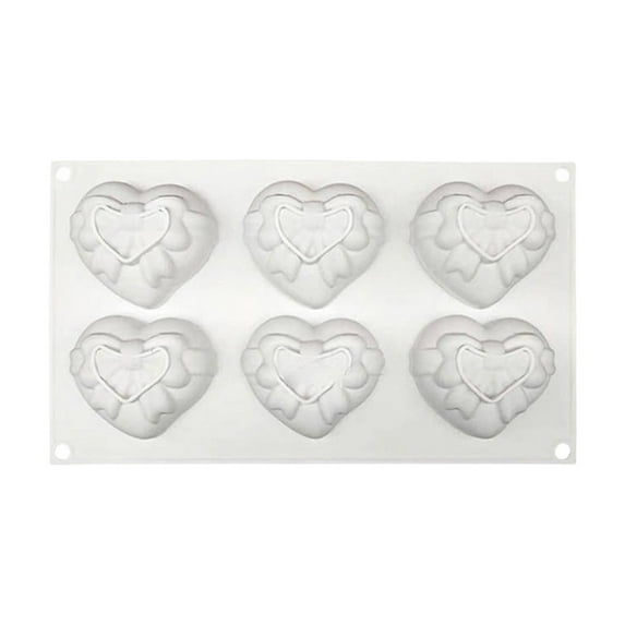 B Multi Heart Shape Silicone Cake Mold For Baking French Mousse Dessert ...
