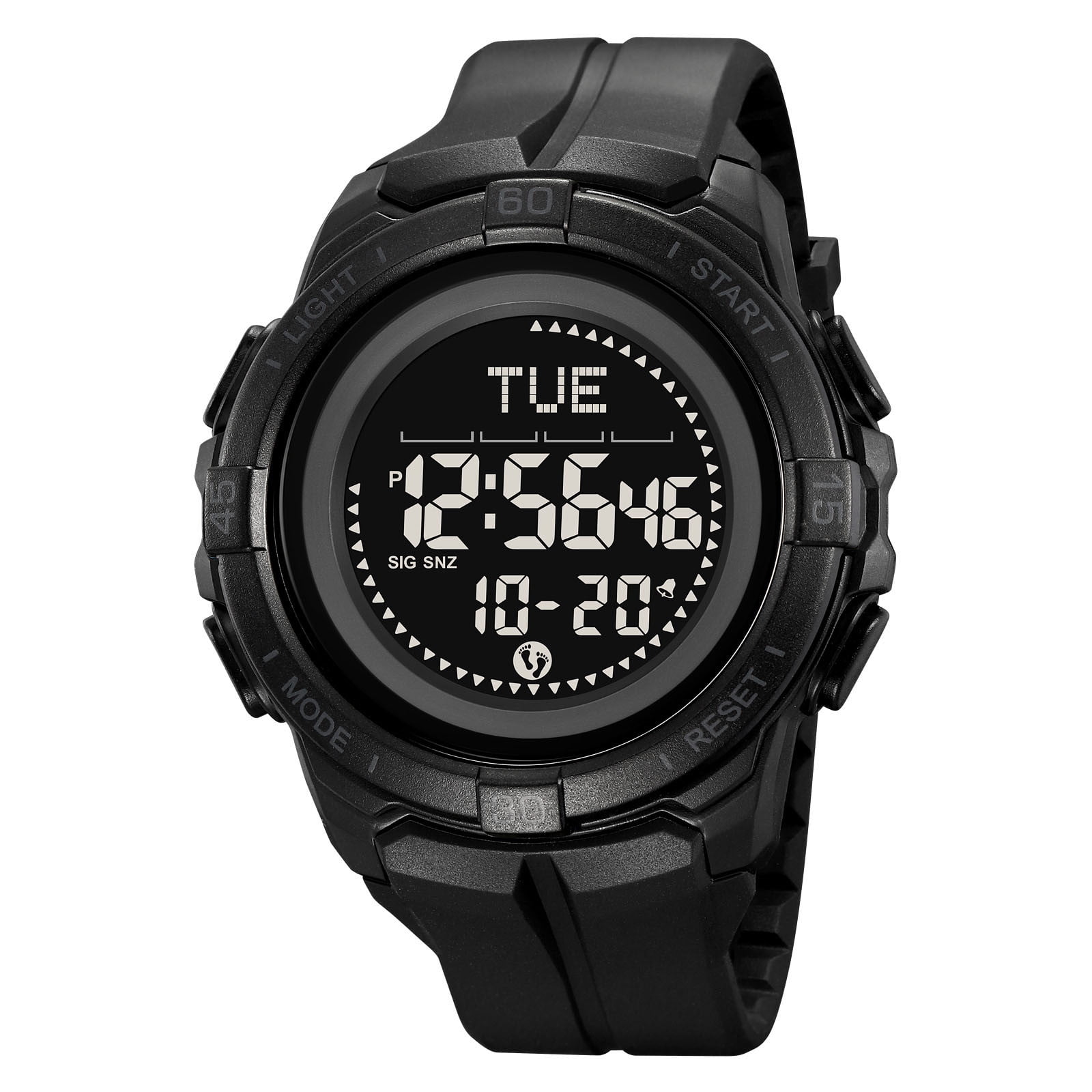 B Multifunctional Electronic Sports Watch With Digital Display ...